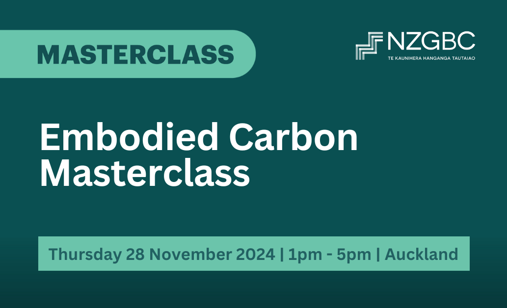 Embodied Carbon Masterclass